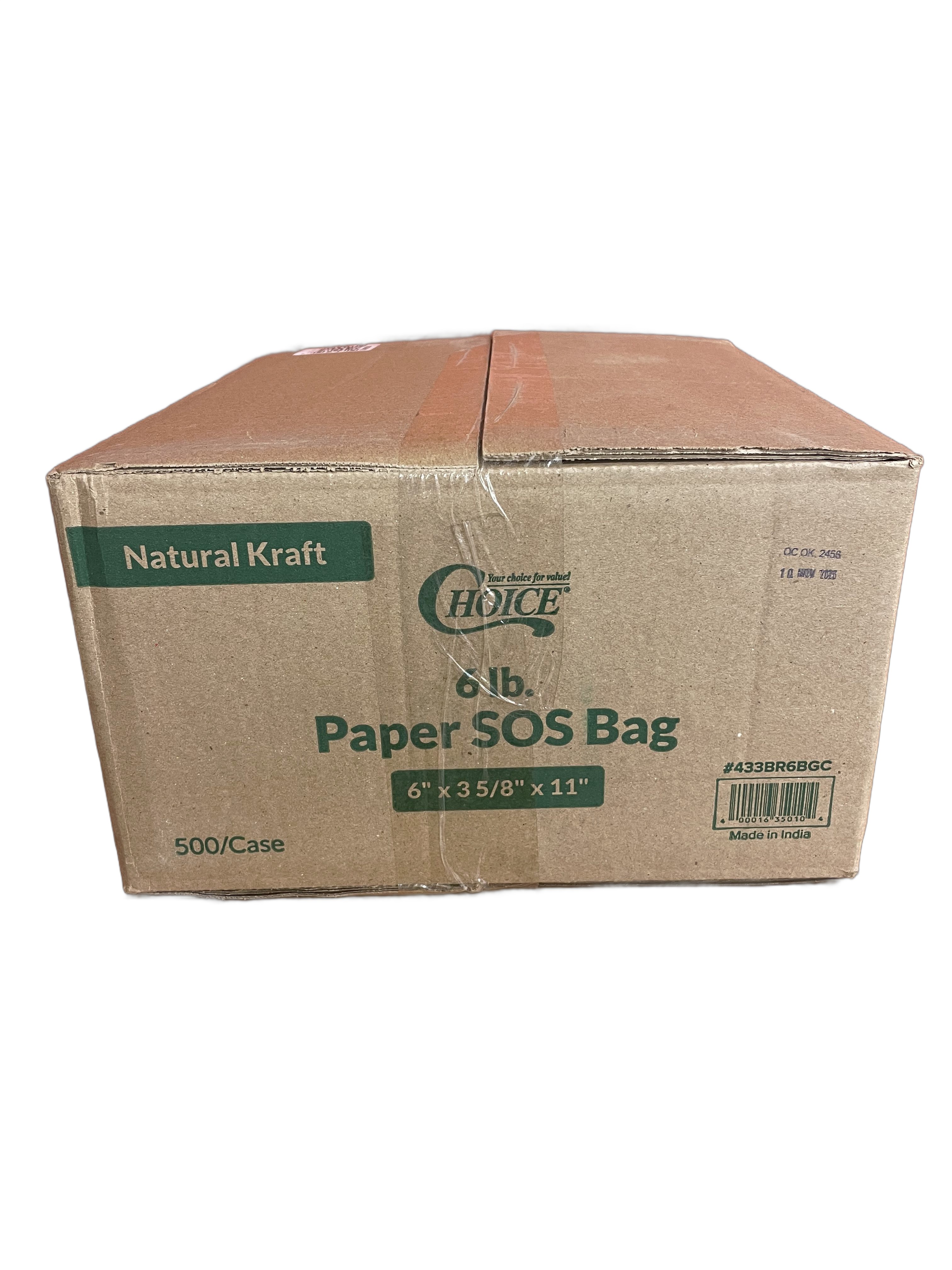 Case of 500 Choice 6 lb. Natural Kraft Paper Bags – DAYABELLE'S