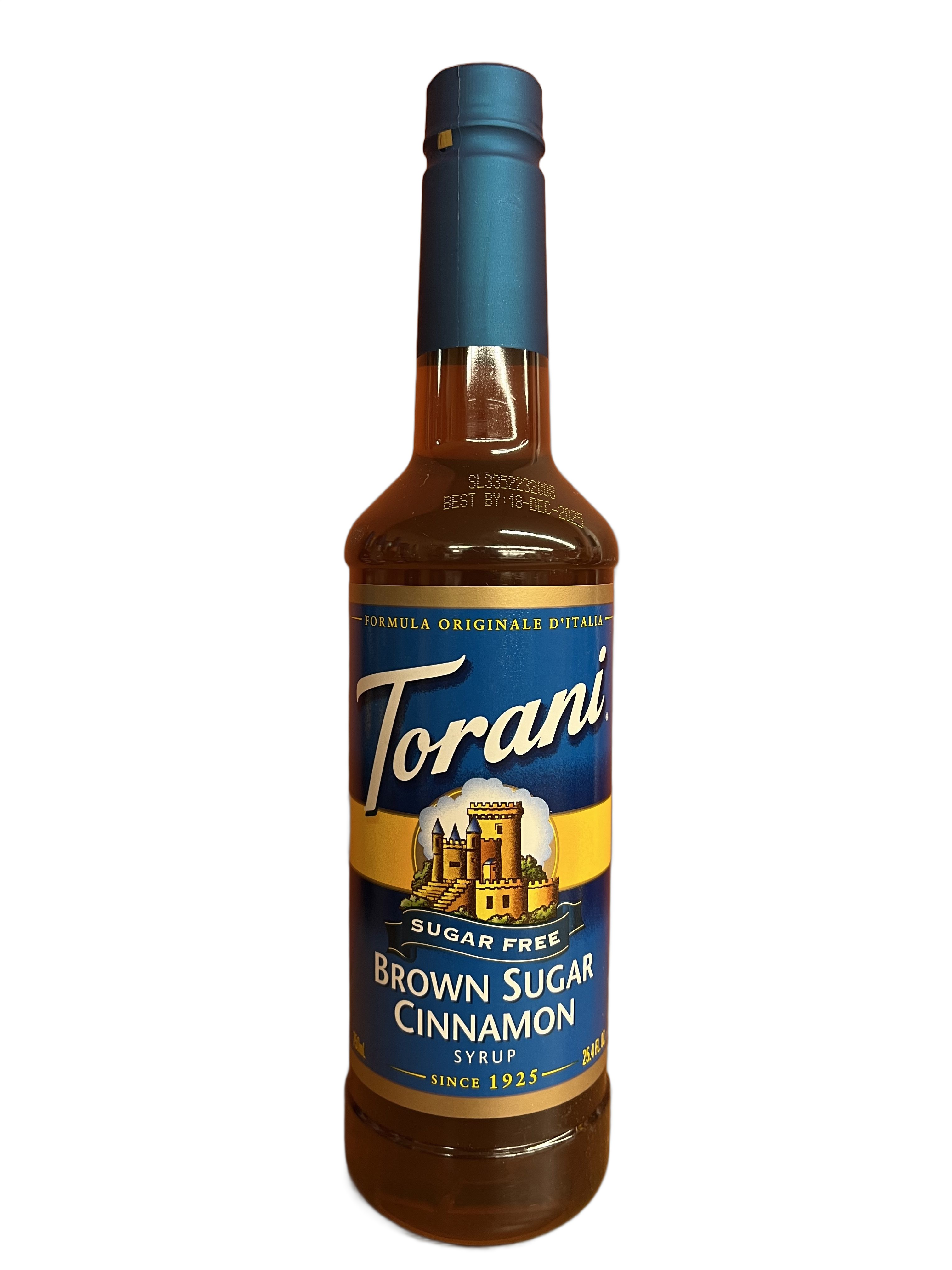 Torani Sugar-Free Brown Sugar Cinnamon Flavoring Syrup 750 mL Plastic ...