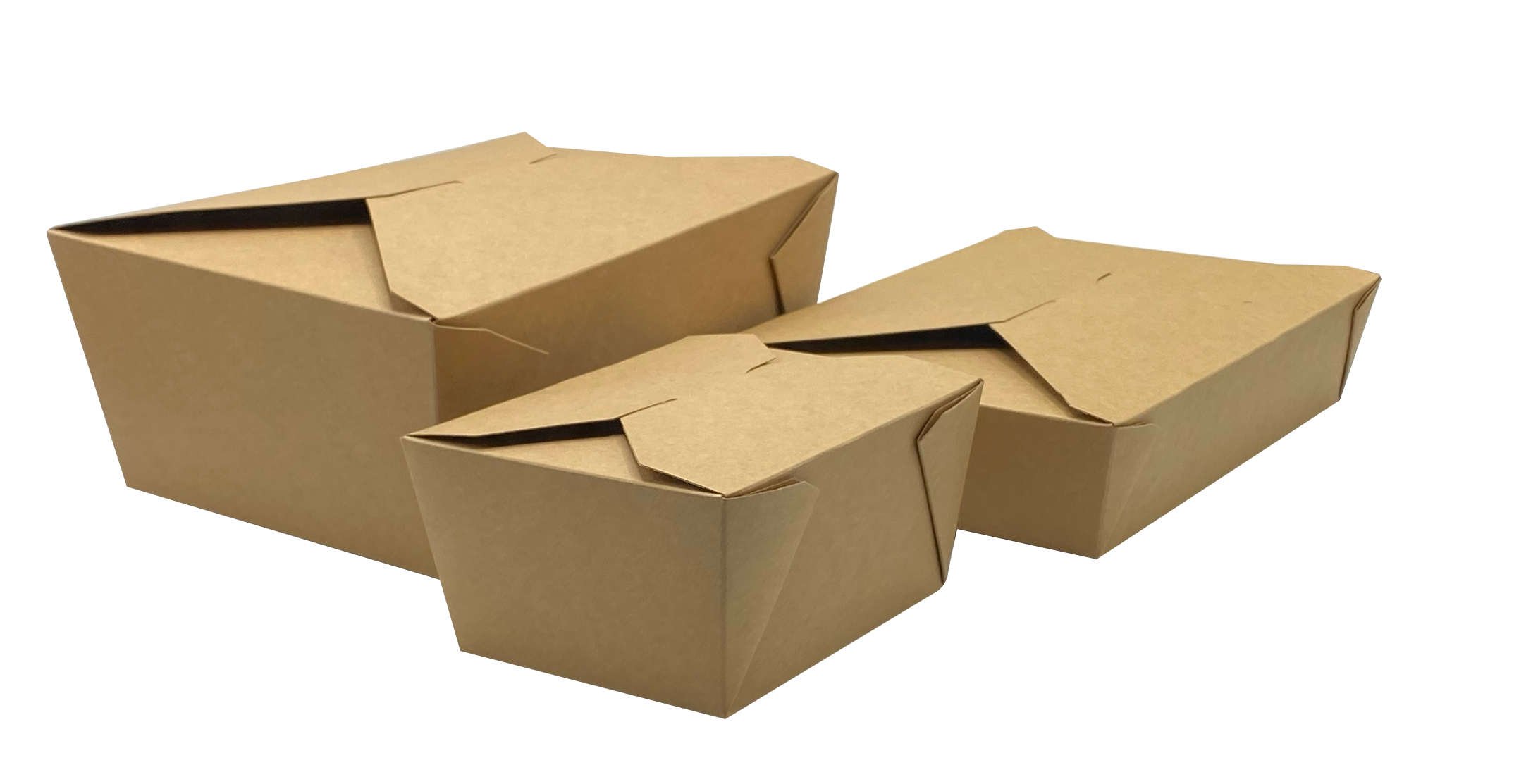 Pack of 50 Choice Kraft Microwavable Folded Paper #1 Take-Out ...